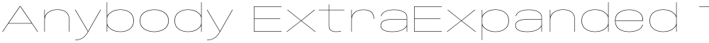 Anybody ExtraExpanded Thin - 福字网
